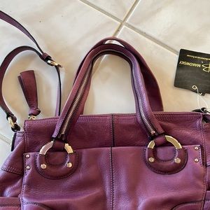 b. makowsky | Bags | Purple Genuine Leather B Makowsky Handbag | Poshmark
